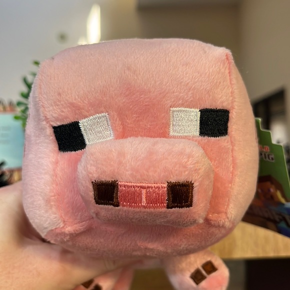 Mojang | Toys | Minecraft Baby Pig Stuffed Animal Toy Mojang | Poshmark